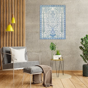 Tile Mural/mosaic Ceramic Panel of Arabic Pattern - Arabic Art Decor ...