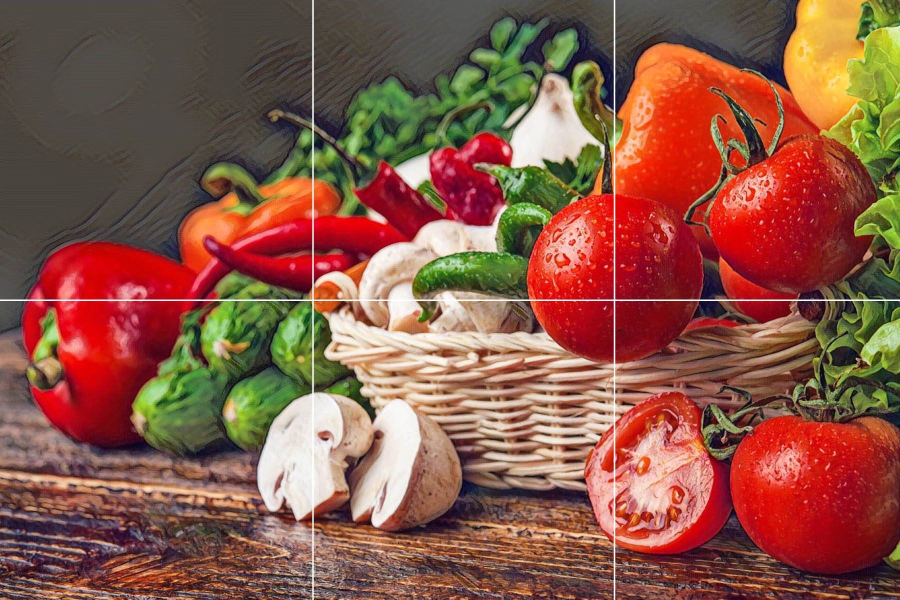 Growing Vegetables Mural