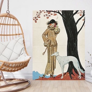 Tile Mural/mosaic Ceramic Panel of Art Nouveau Painting- George Barbier ...