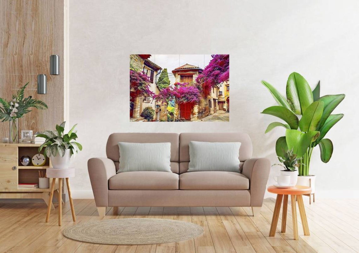 Tile Mural/mosaic Ceramic Panel of Provence France French - Etsy