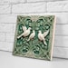 Art Nouveau Dove Ceramic Tiles - Set of 2 Bird Wall Art Botanical Home ...