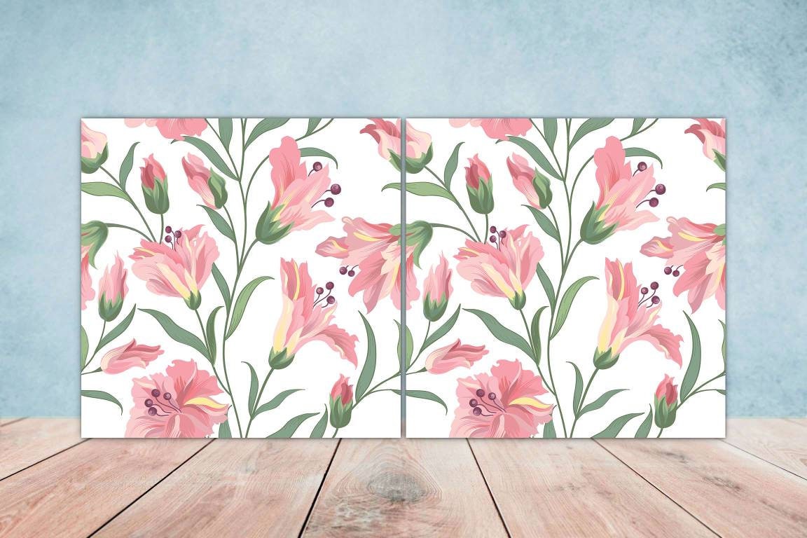 Flower Tiles Design