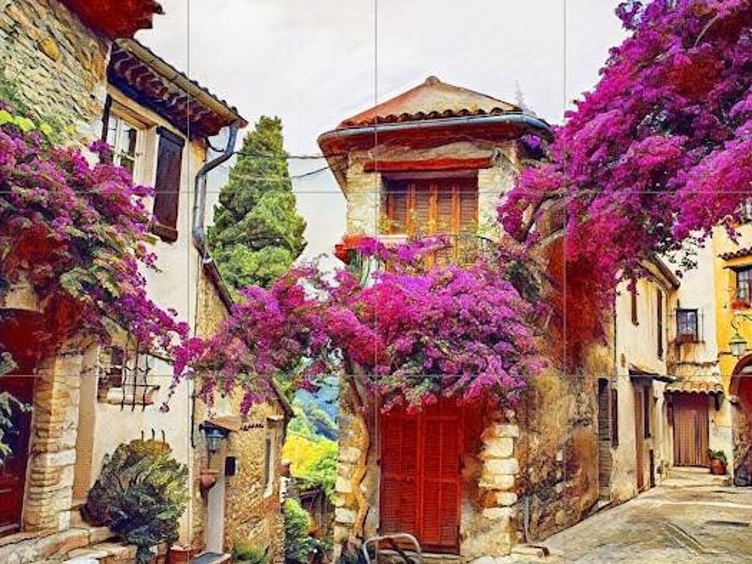 Tile Mural/mosaic Ceramic Panel of Provence Provence Wall Print ...