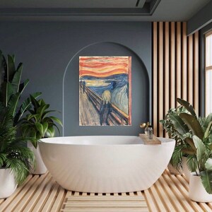 Tile Mural/mosaic Ceramic Panel of Edvard Munch Scream Munch Print ...