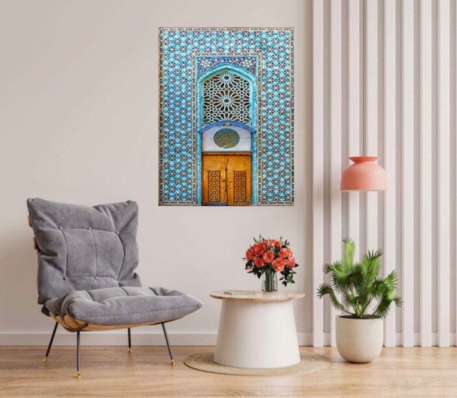 Tile Mural/mosaic Ceramic Panel of Arabic Architecture Door Pattern ...
