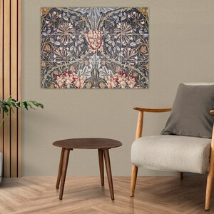 Tile Mural/mosaic Ceramic Panel of Printed Linen Honeysuckle William ...