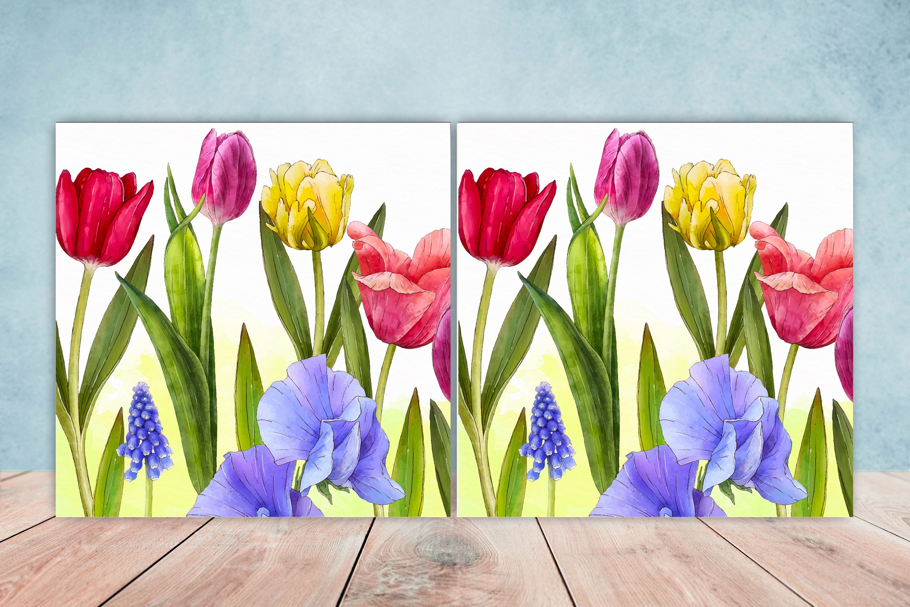 Bathroom Tiles Flower Design