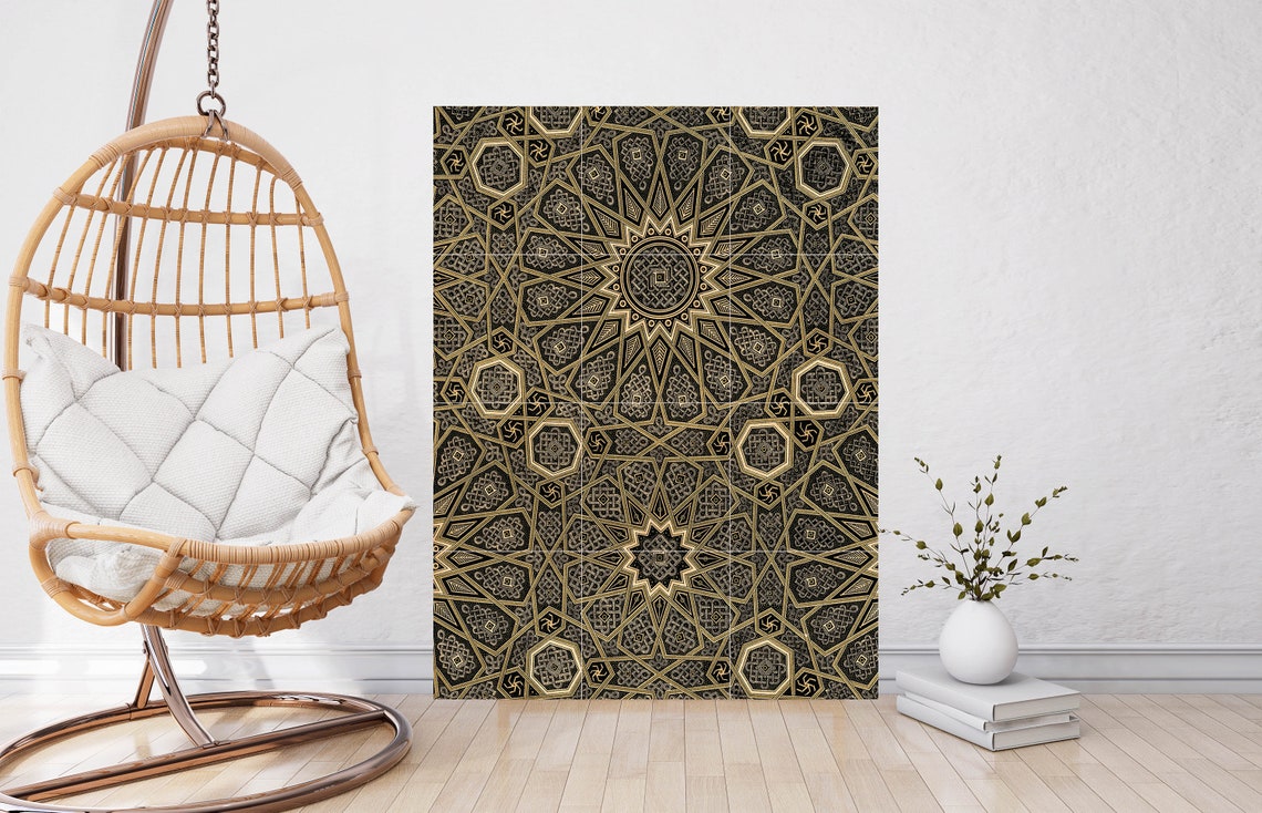Tile Mural/mosaic Ceramic Panel of Moroccan Pattern Arabic | Etsy