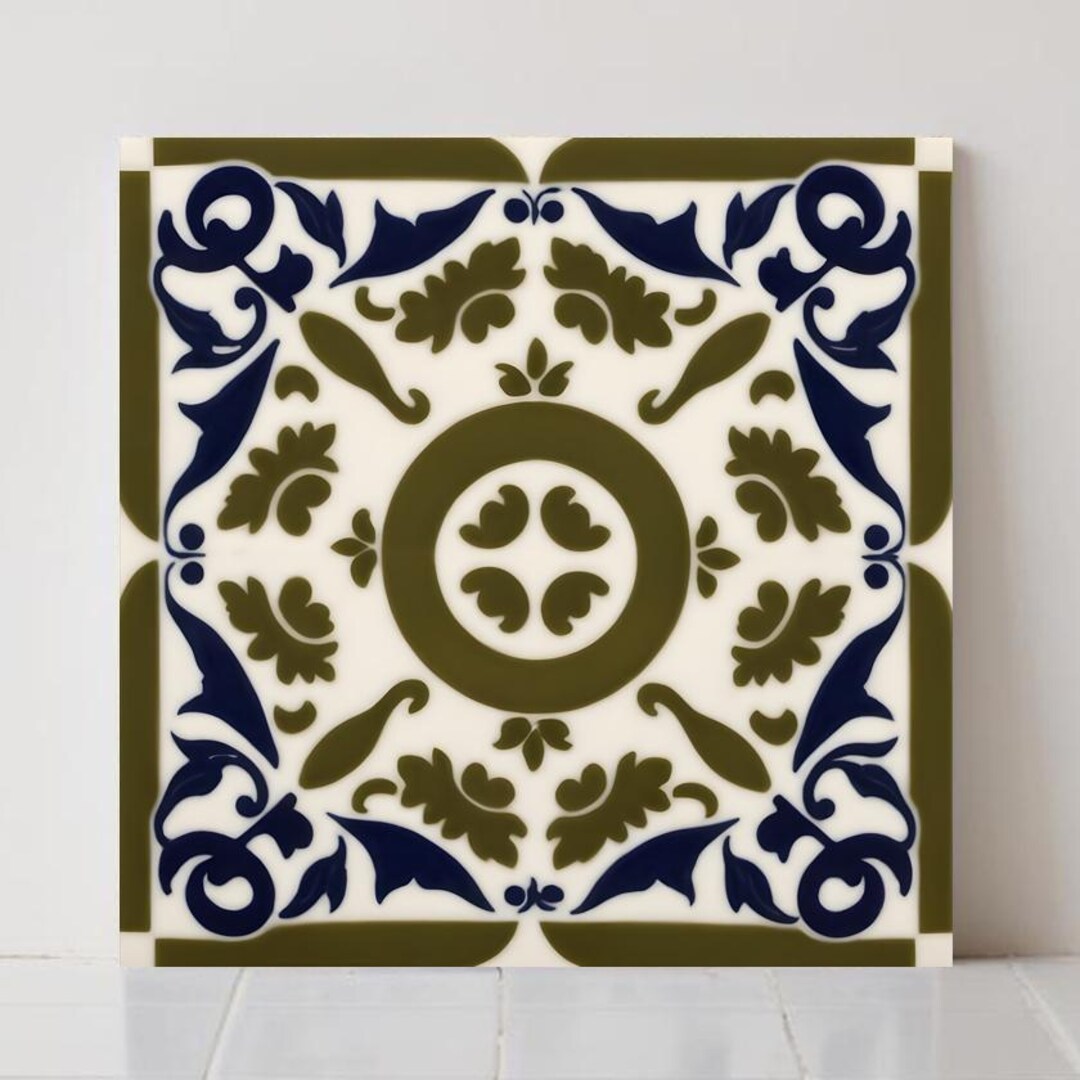 Greek Mediterranean Ceramic Tiles: Kitchen Backsplash, Table Decor ...