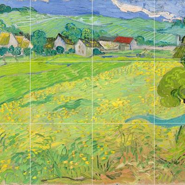 Van Gogh Mosaic Tiles - Etsy