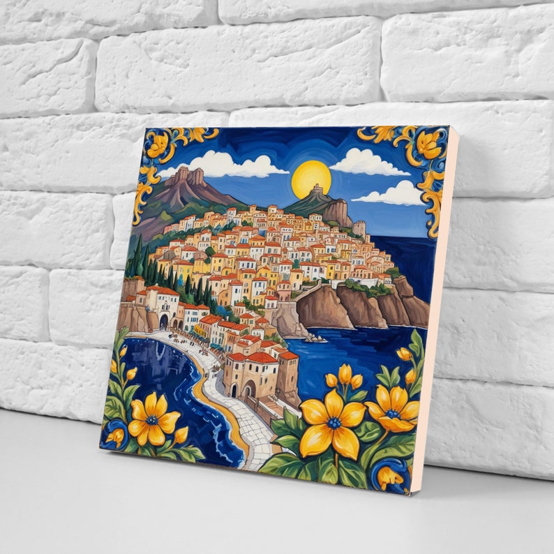 Sicilian Ceramic Tiles: Italian Mediterranean Kitchen Bathroom Home ...
