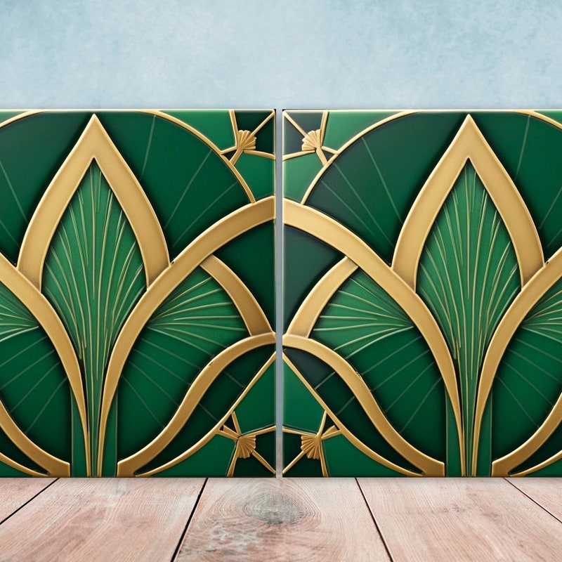 Art Deco Tile - Etsy