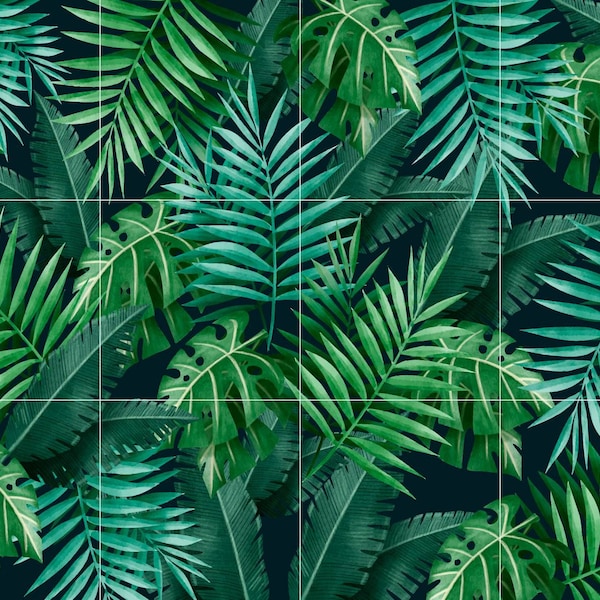Leaf Tiles - Etsy