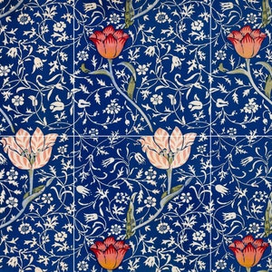 Tile Mural/mosaic Ceramic of Medway Flowers - William Morris Art ...