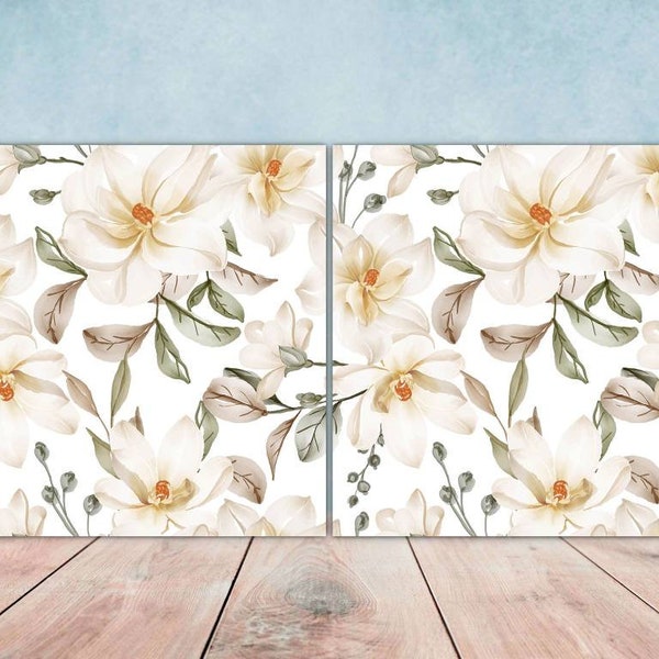 Flower Backsplash - Etsy