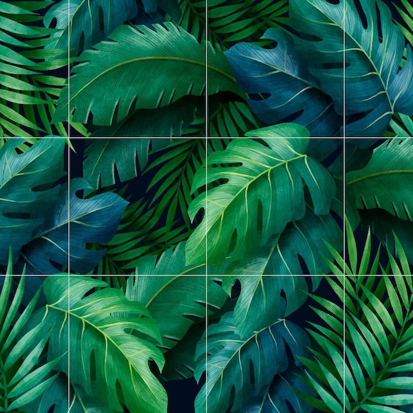Leaf Tiles - Etsy