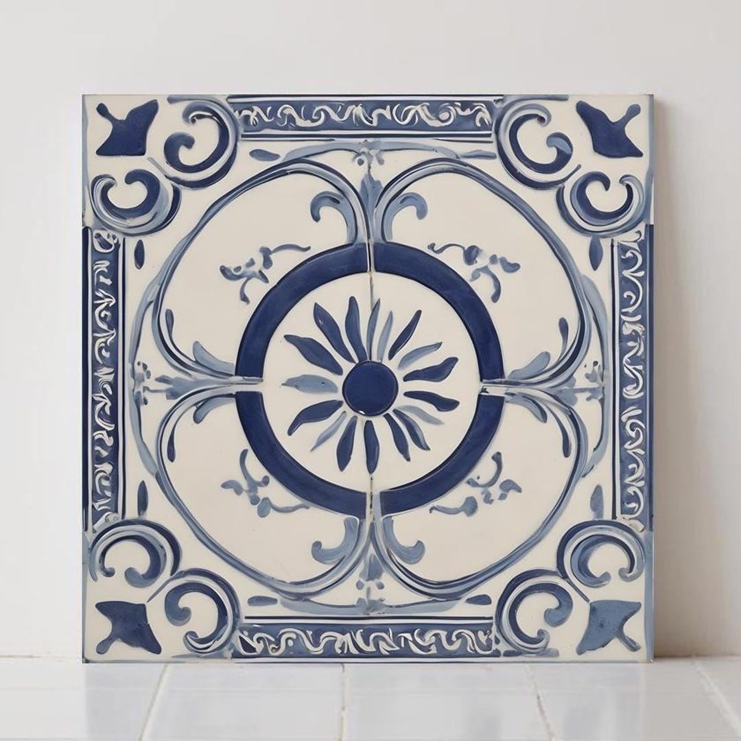 Greek Mediterranean Ceramic Tiles: Kitchen Backsplash, Table Decor ...