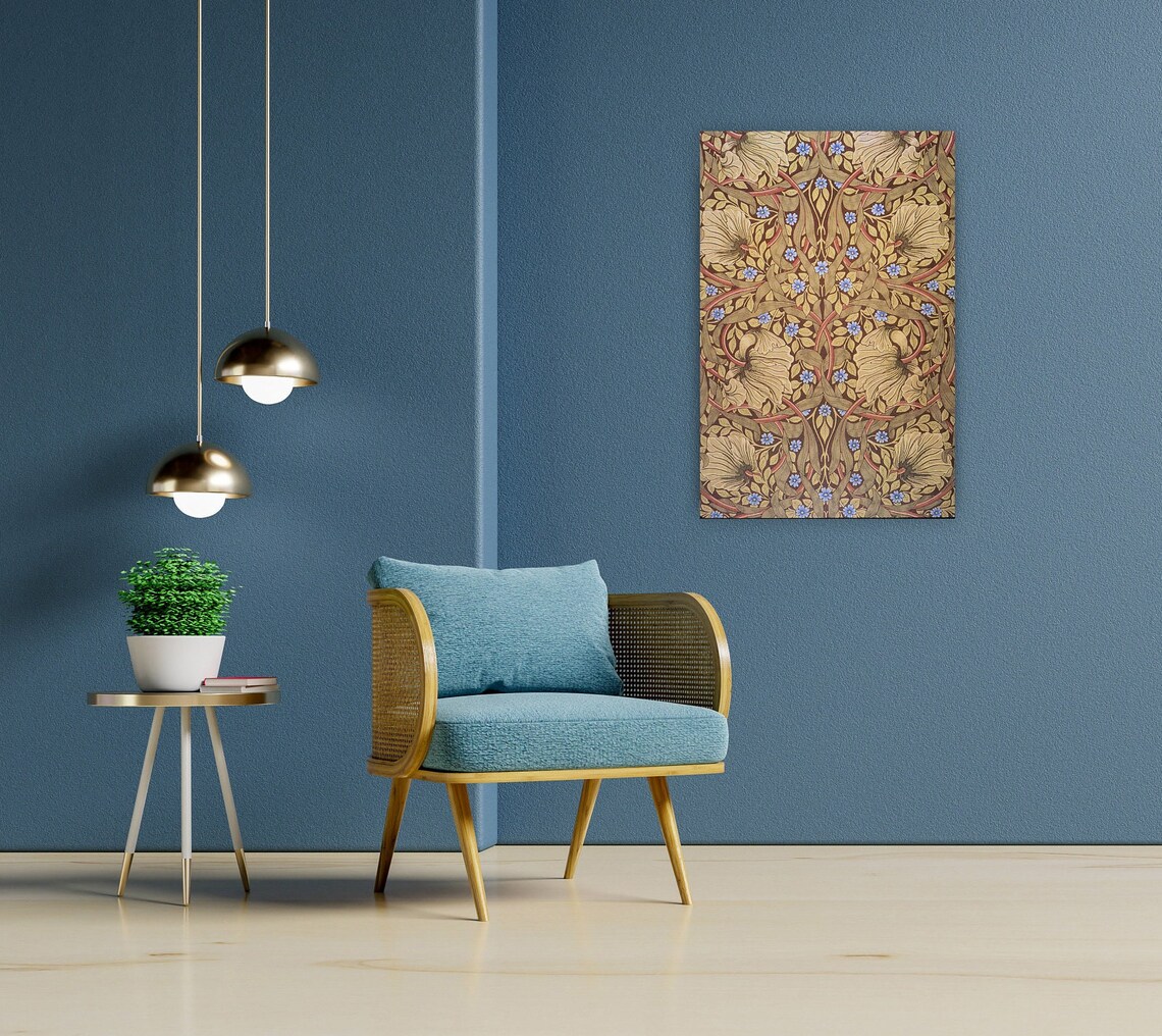 Tile Mural/mosaic Ceramic Panel of William Morris Pimpernel - Etsy