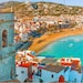 Tile Mural/mosaic Ceramic Panel of Valencia Valencia Wall Print Spain ...