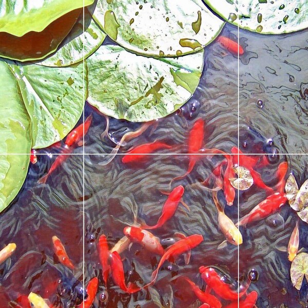 Mosaic Koi - Etsy