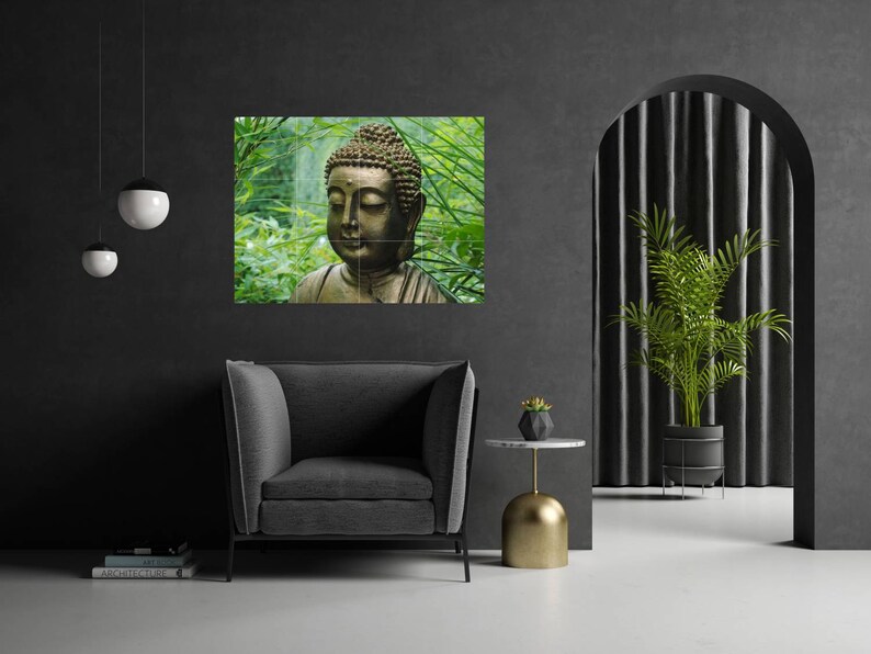 Tile Mural/mosaic Ceramic Panel of Buddha Meditation Home - Etsy