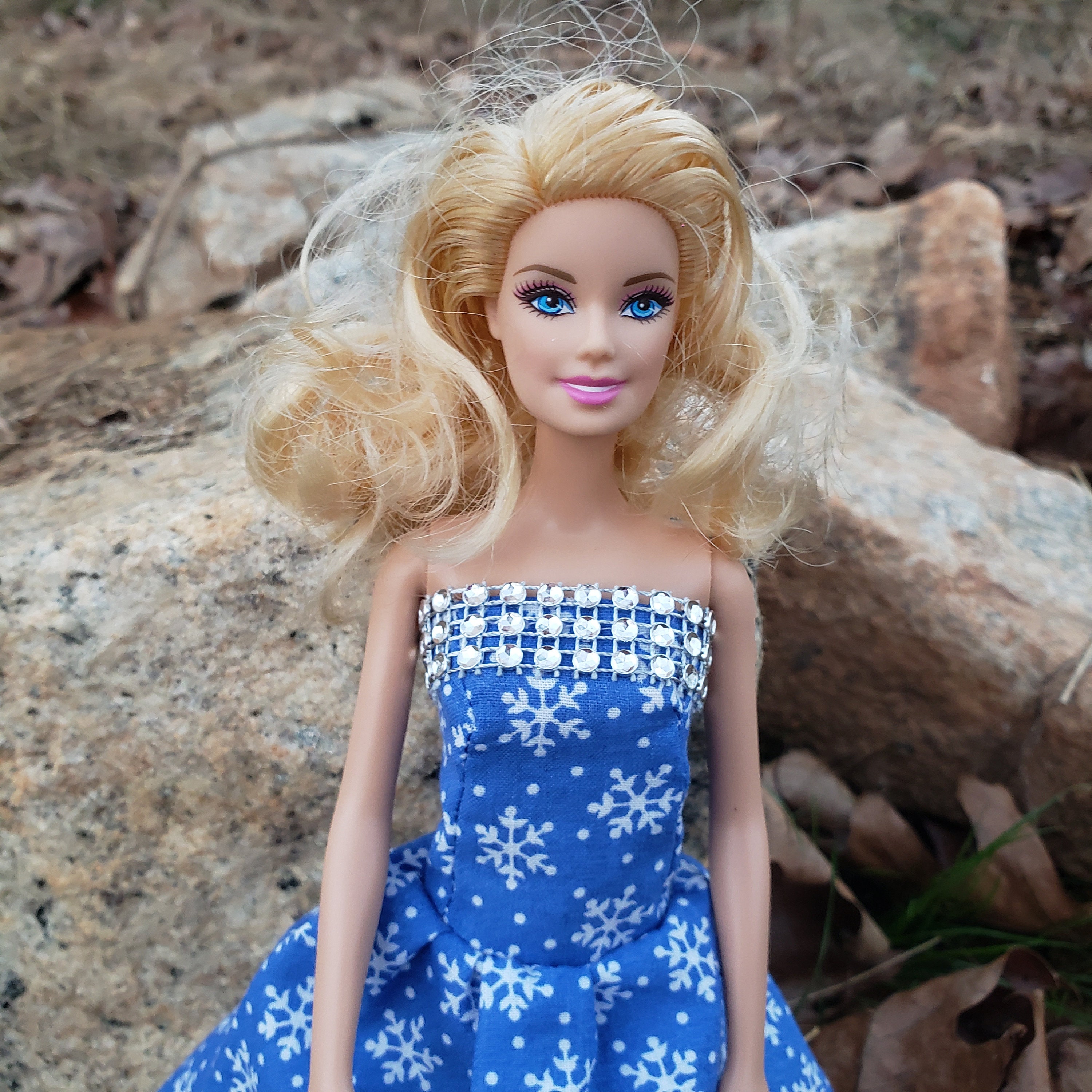 Barbie Doll Long Blue Dress - Etsy