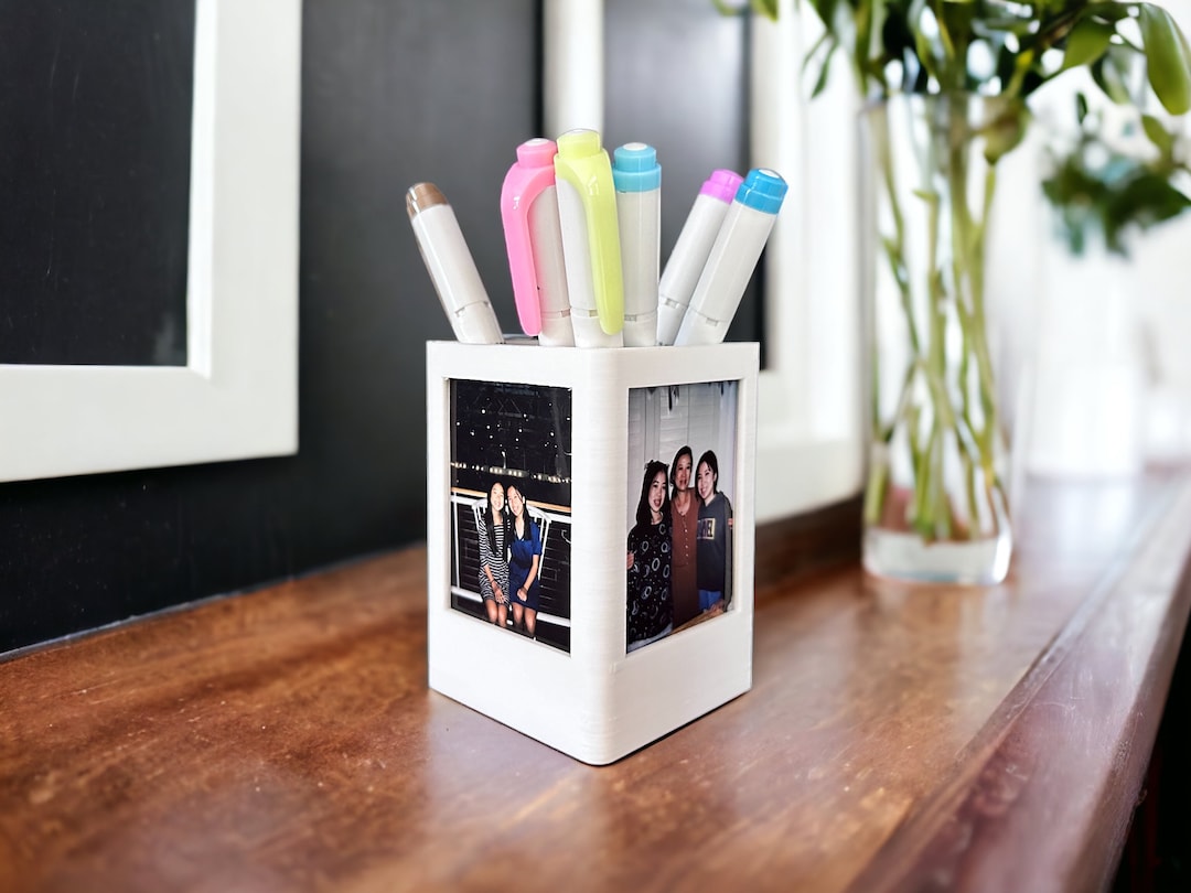 Instax Mini Photo Frame Pencil Holder - Etsy