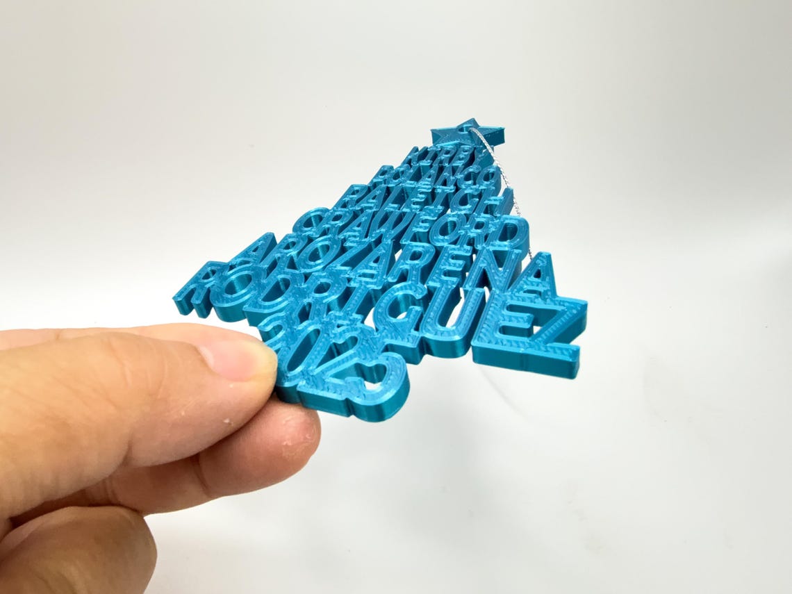 2025 Seattle Mariners 3D Printed Christmas Tree Ornament - Etsy