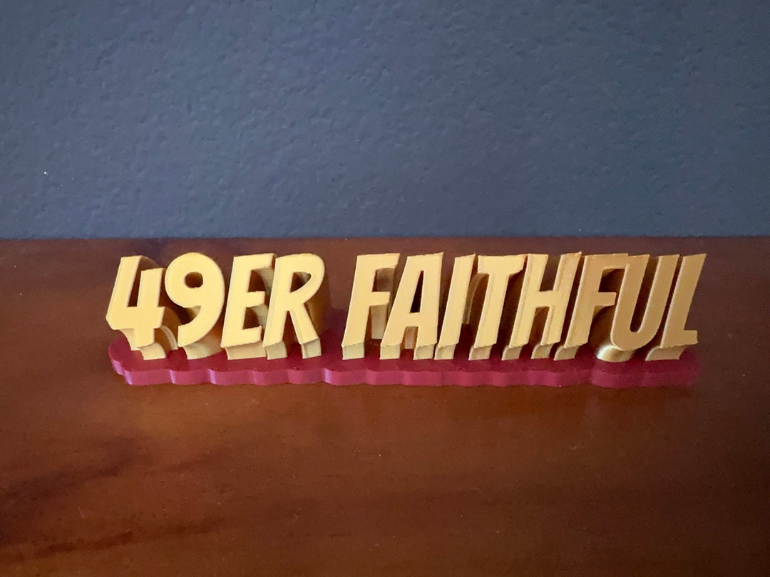 49er Faithful Desk Display - Etsy