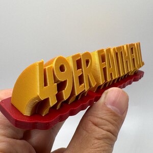 49er Faithful Desk Display - Etsy