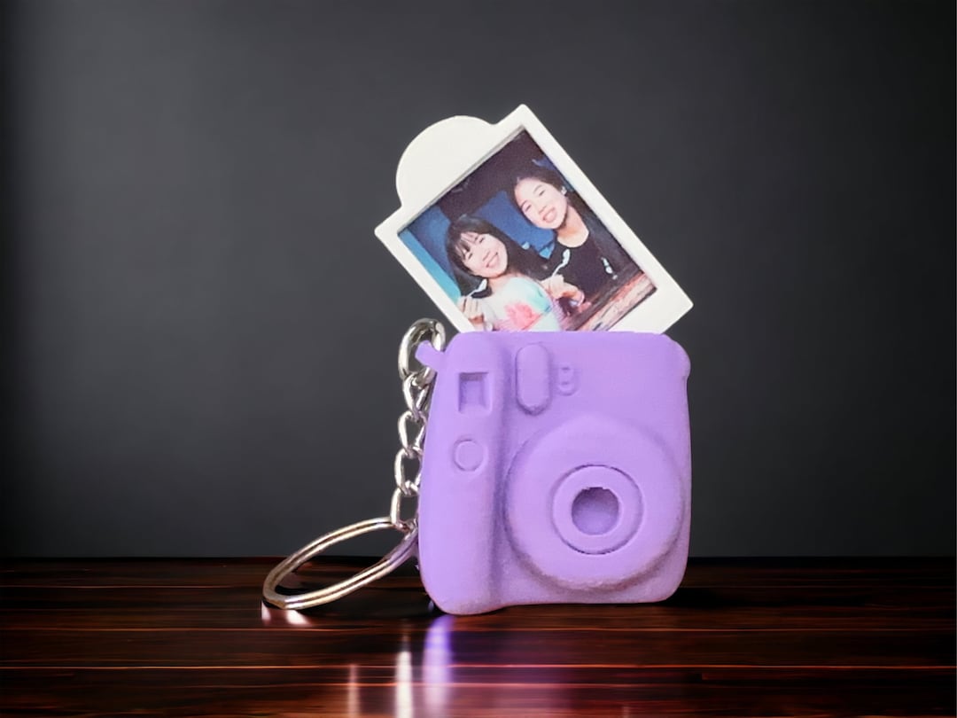 Mini Instax Camera Photo Keychain (personalized With Your Own Photo) - Etsy