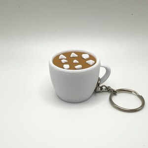 Latte Keychain 3D Printed - Etsy