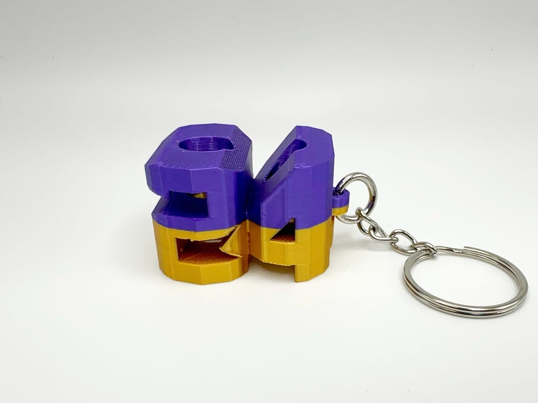Kobe Bryant #8 & #24 Keychain - Etsy