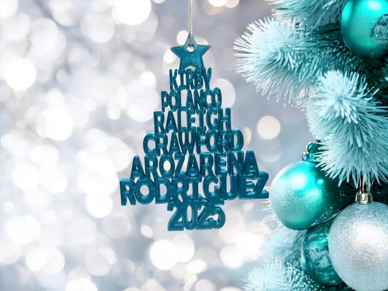 2025 Seattle Mariners 3D Printed Christmas Tree Ornament - Etsy