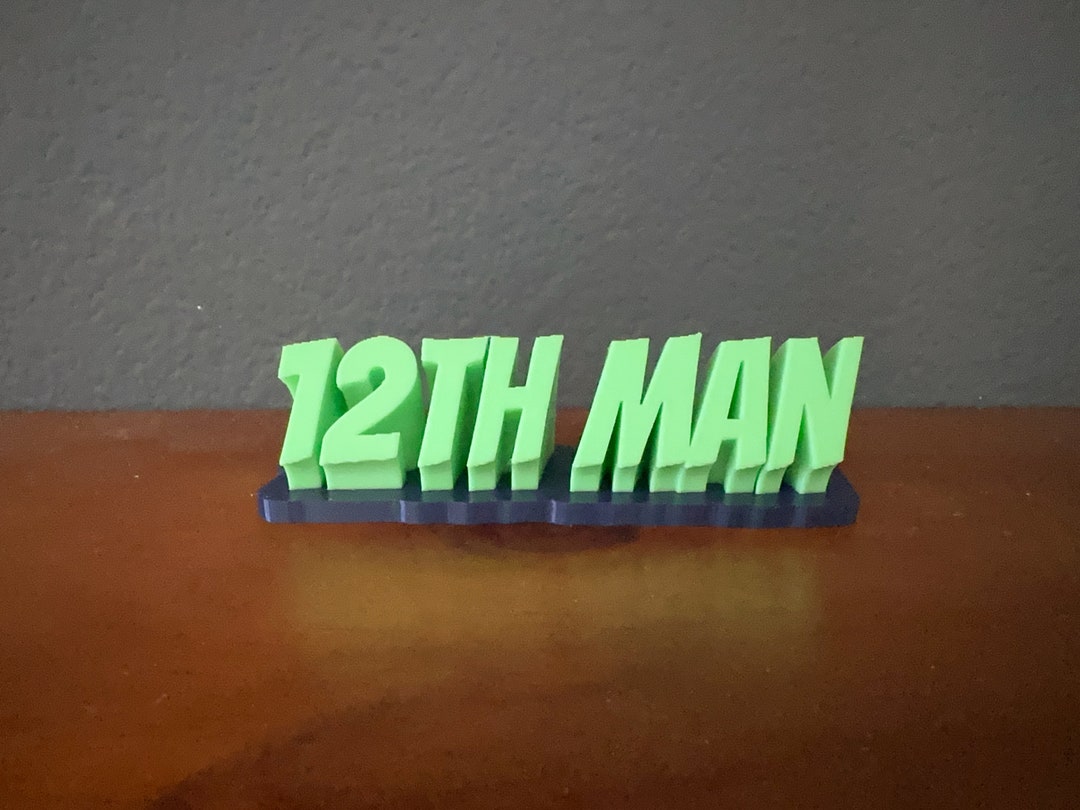 Seattle Seahawks 12th Man Desk Display - Etsy