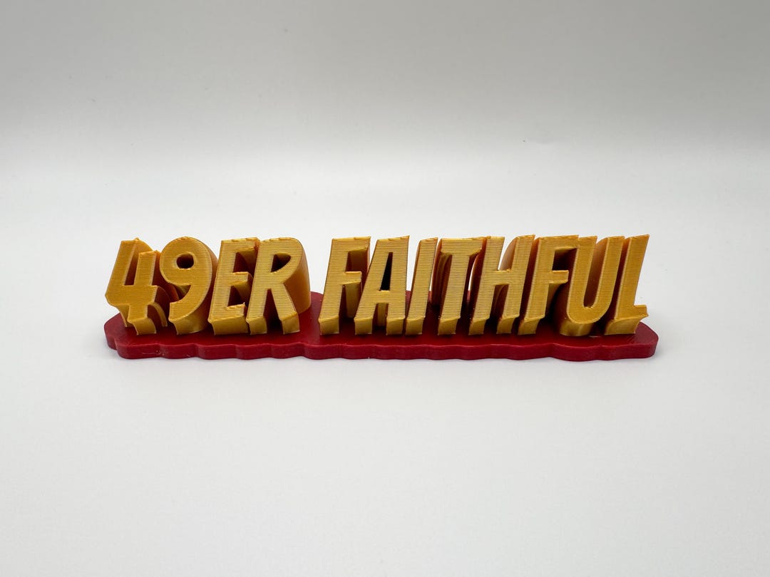 49er Faithful Desk Display - Etsy