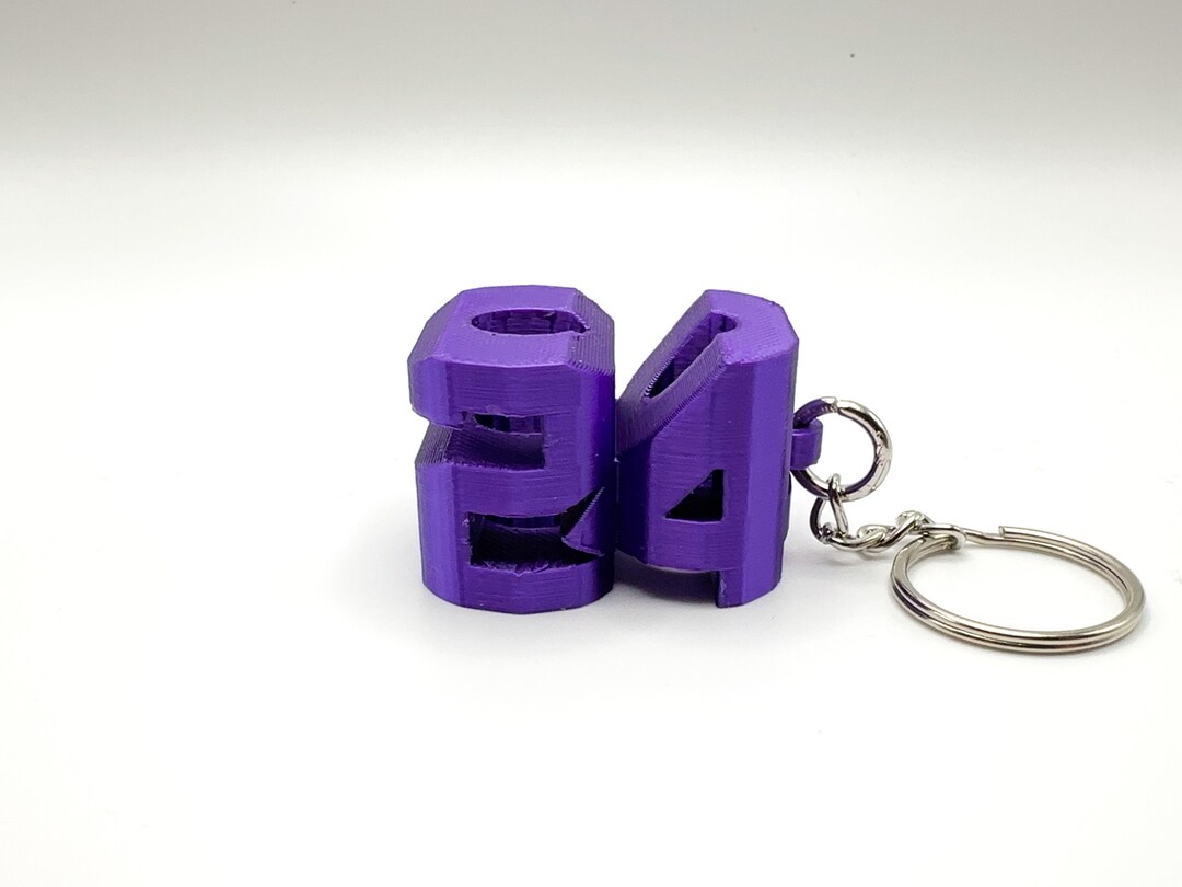 Kobe Bryant 8 & 24 Keychain - Etsy