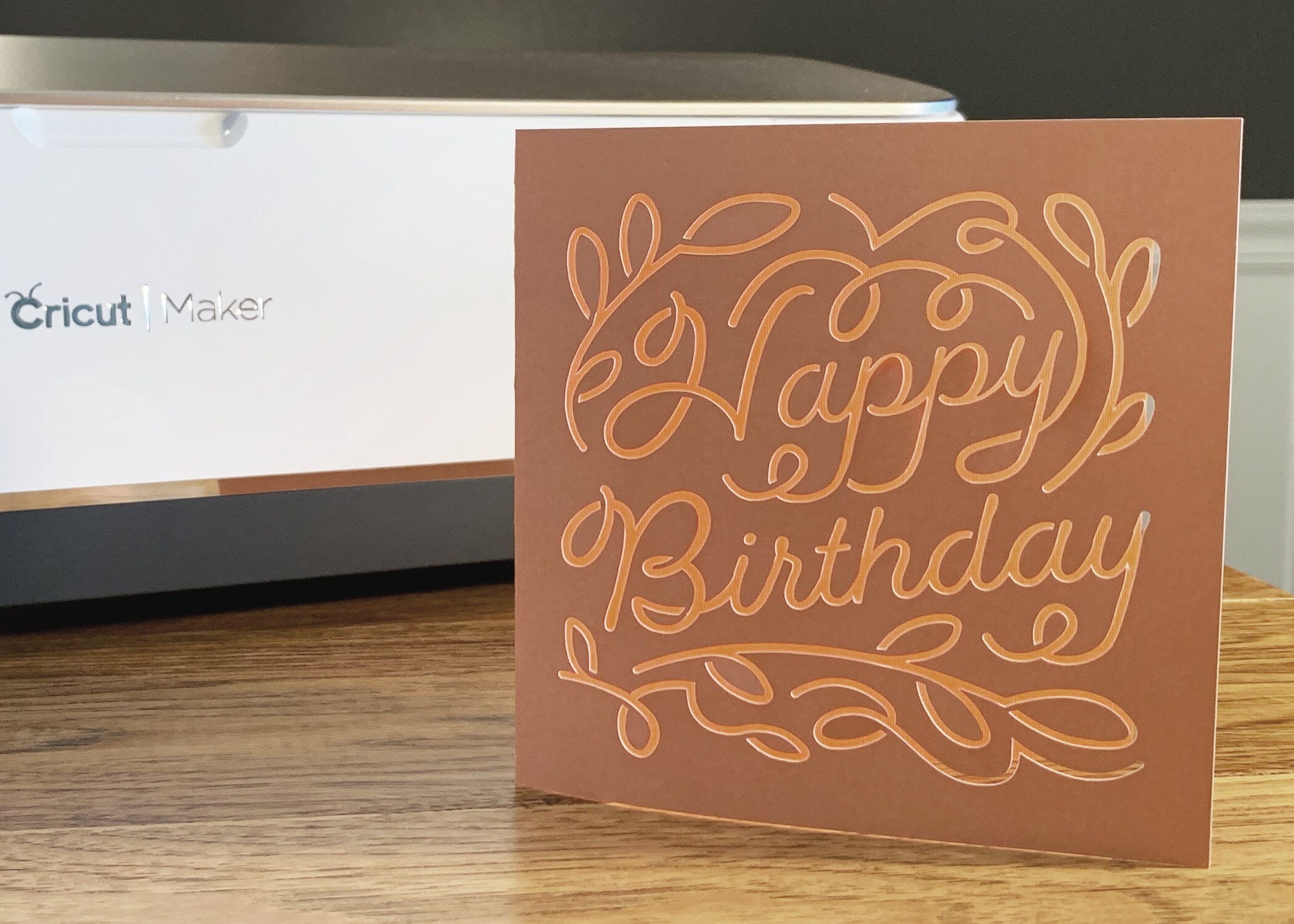 SVG "happy Birthday" Cut Out Card - Etsy