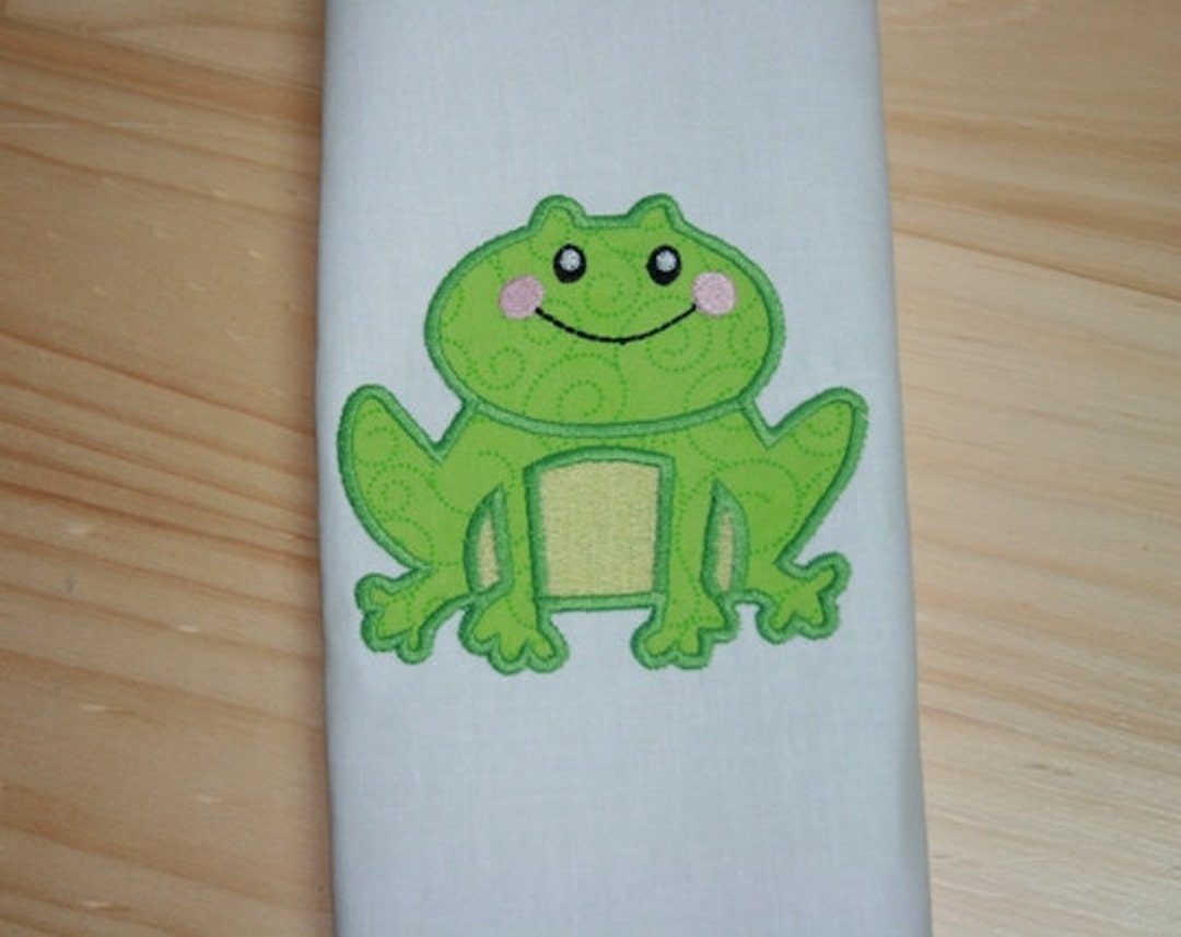 Simple Frog Applique Pattern - Etsy