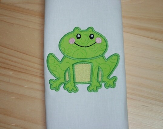 Simple Frog Applique Pattern - Etsy