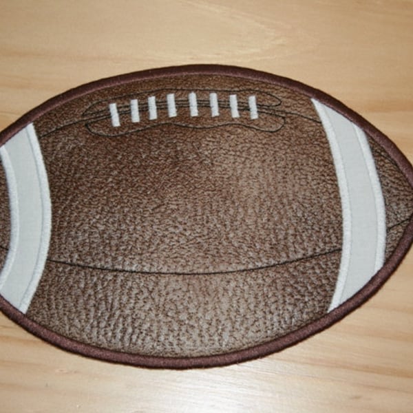 Football Mug Rug - Etsy