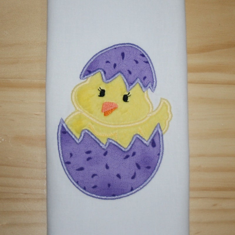 Chick Applique - Etsy
