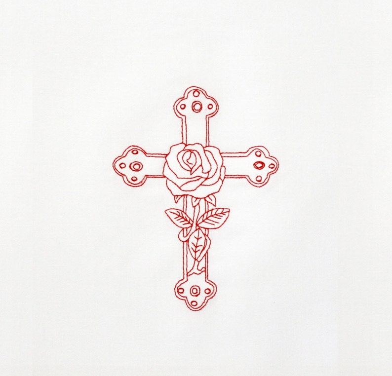 Holy Cross Embroidery PLUS 2 Bonus Designs Cross Pattern | Etsy