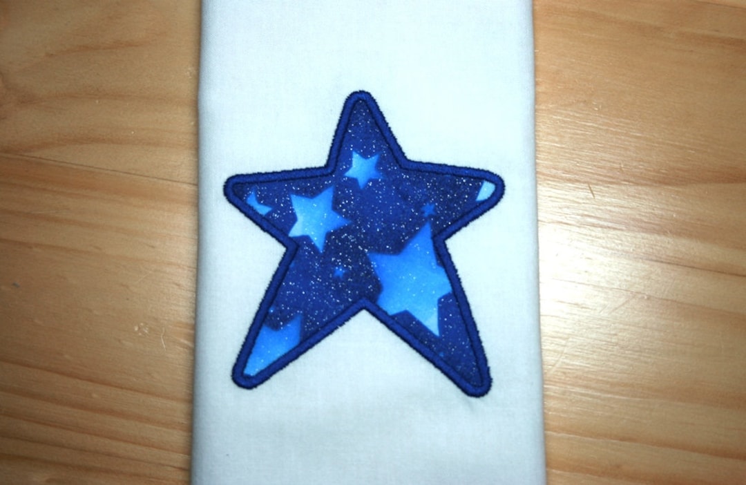 Simple Star Applique Pattern - Etsy