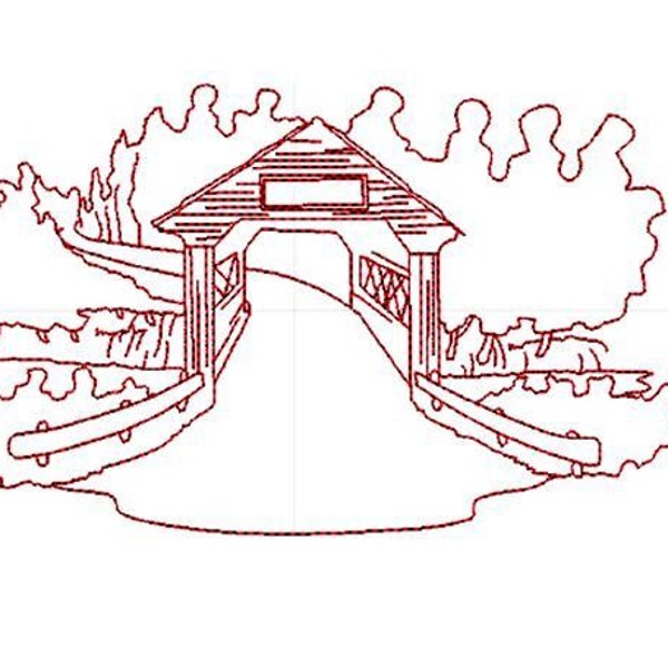 Covered Bridge - Etsy