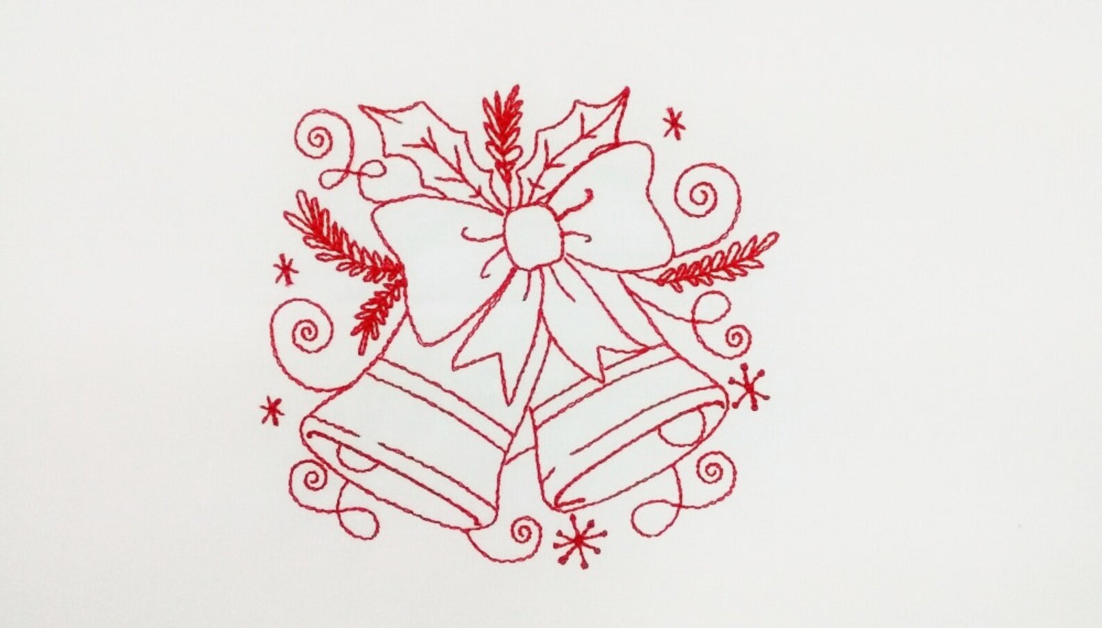 HAND EMBROIDERY Christmas Embroidery Patterns, Ornament Redwork ...