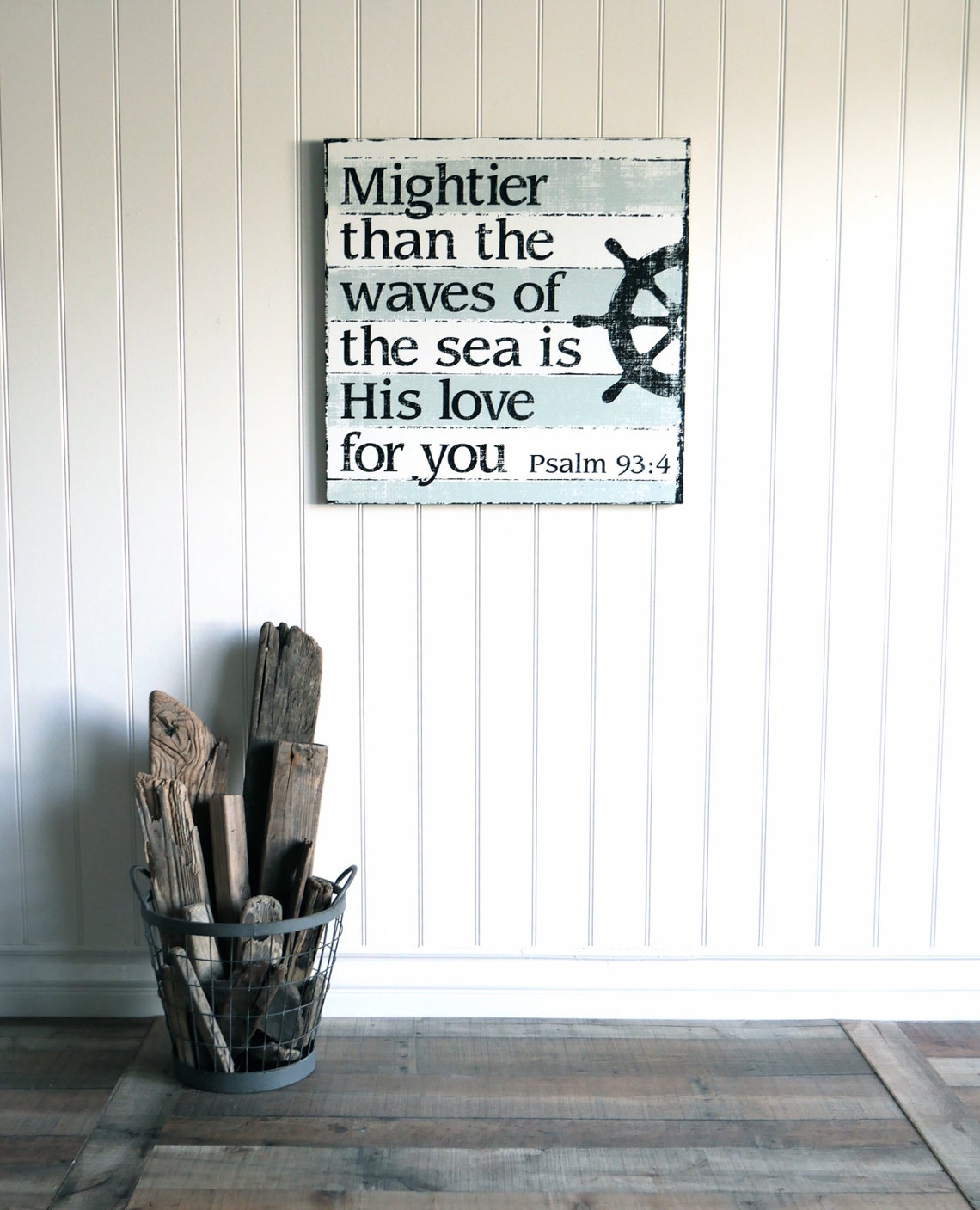 Meet Me Bye the Sea His Love Helm Sign - Etsy