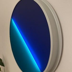 Alteray Round-geometric Abstract Light Art - Wall Lamp - LED Light Box ...