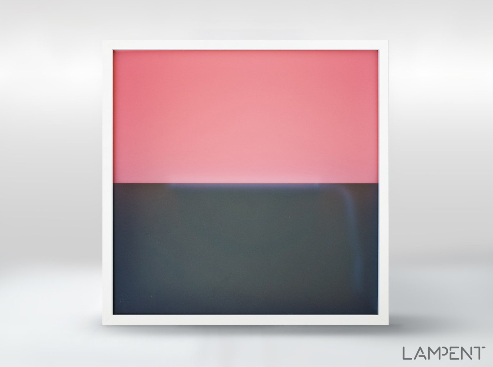 Geometric Abstract Light Art - Wall Lamp - LED Light Box - Frosted ...