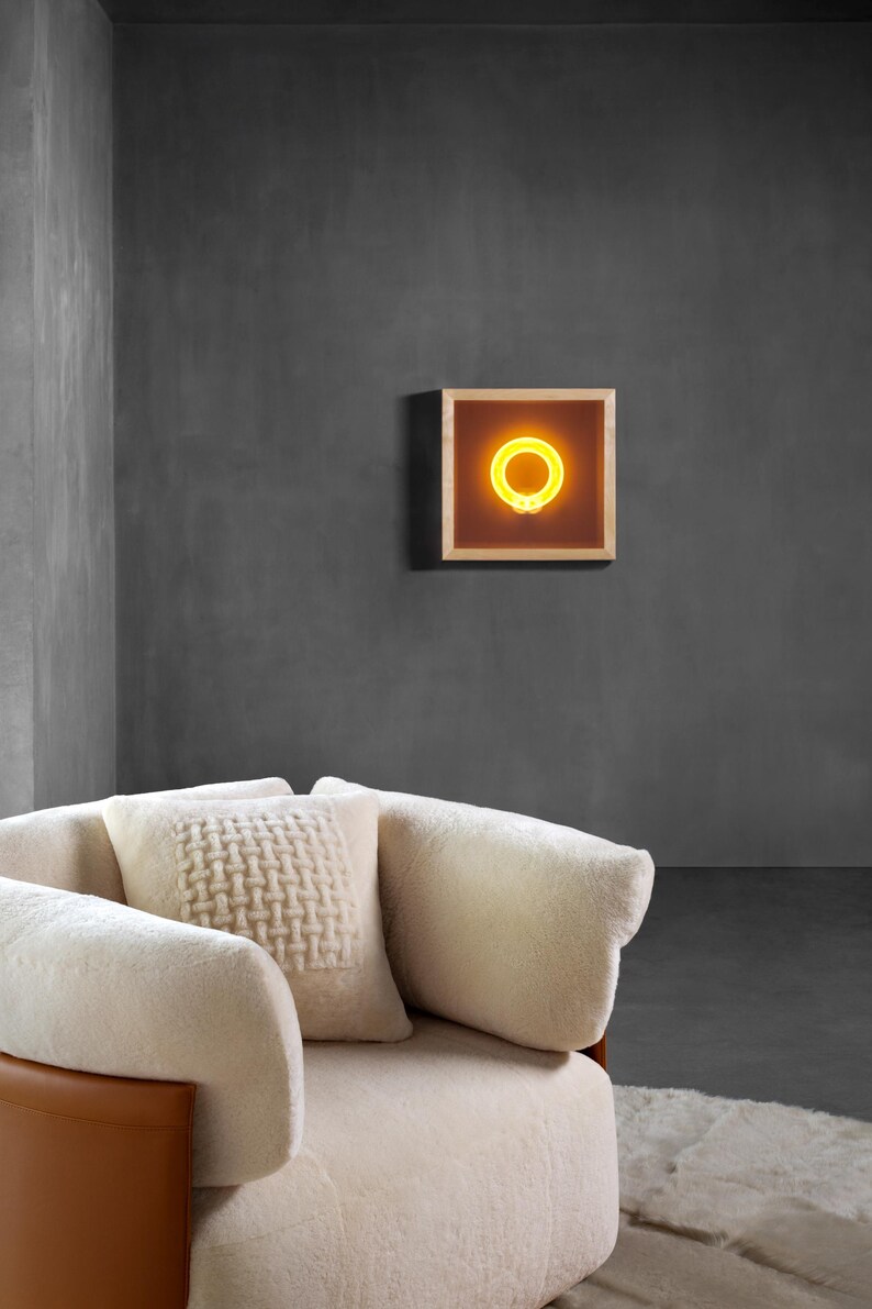 Lightpulse-geometric Abstract Light Art - Wall Lamp - LED Light Box - Etsy